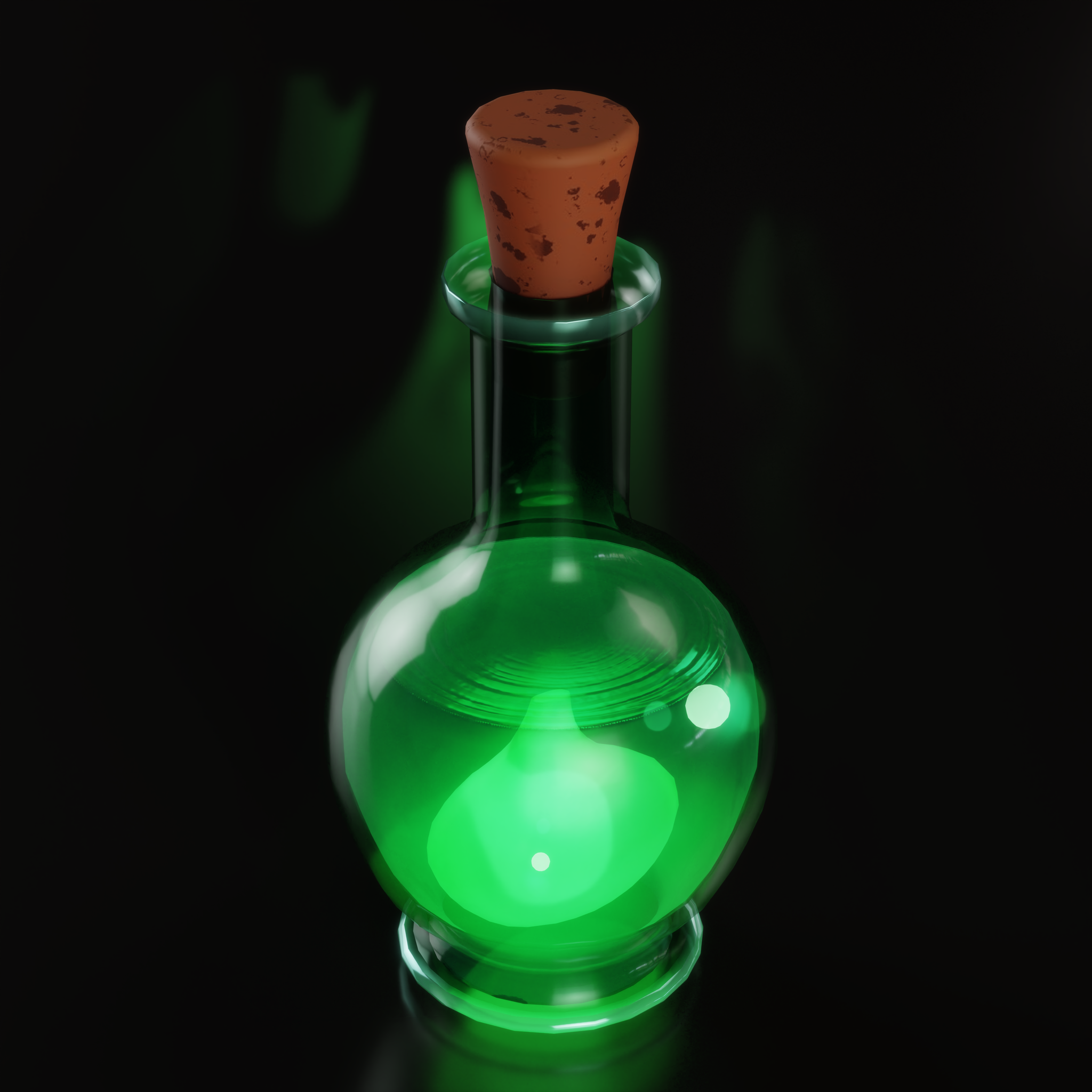 Potion bottle | Lab Equipment models | BlenderKit