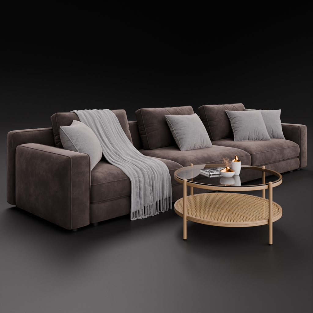 Sofa Venise 3 seater | Sofas models | BlenderKit