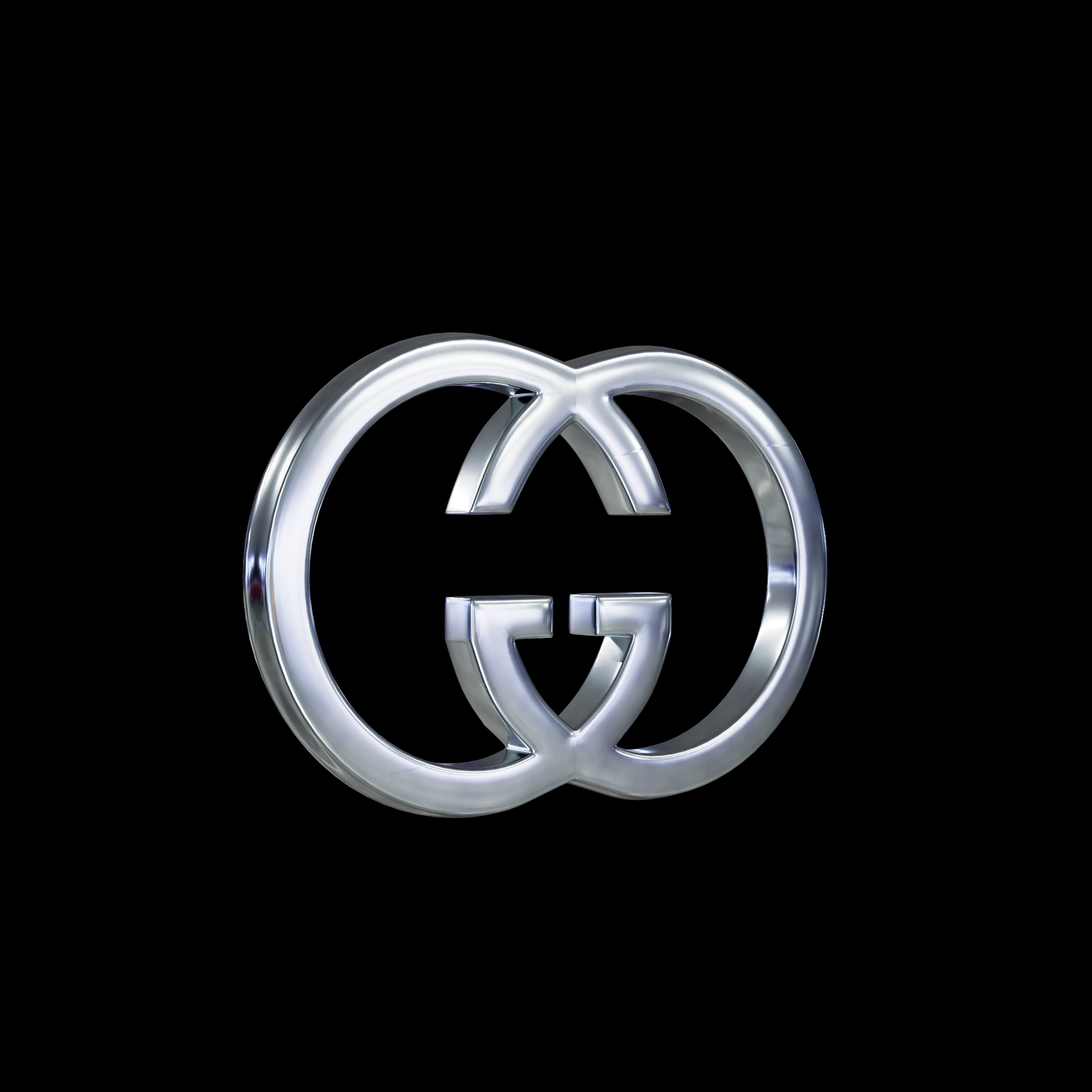 GUCCI Logo 3d model | Accessories models | BlenderKit