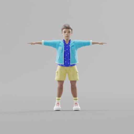 Chibi base | FREE Children models | BlenderKit