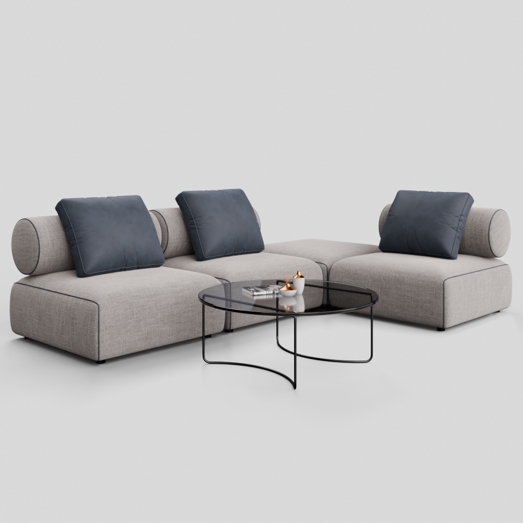 Sofa Shinto Corner | Sofas models | BlenderKit