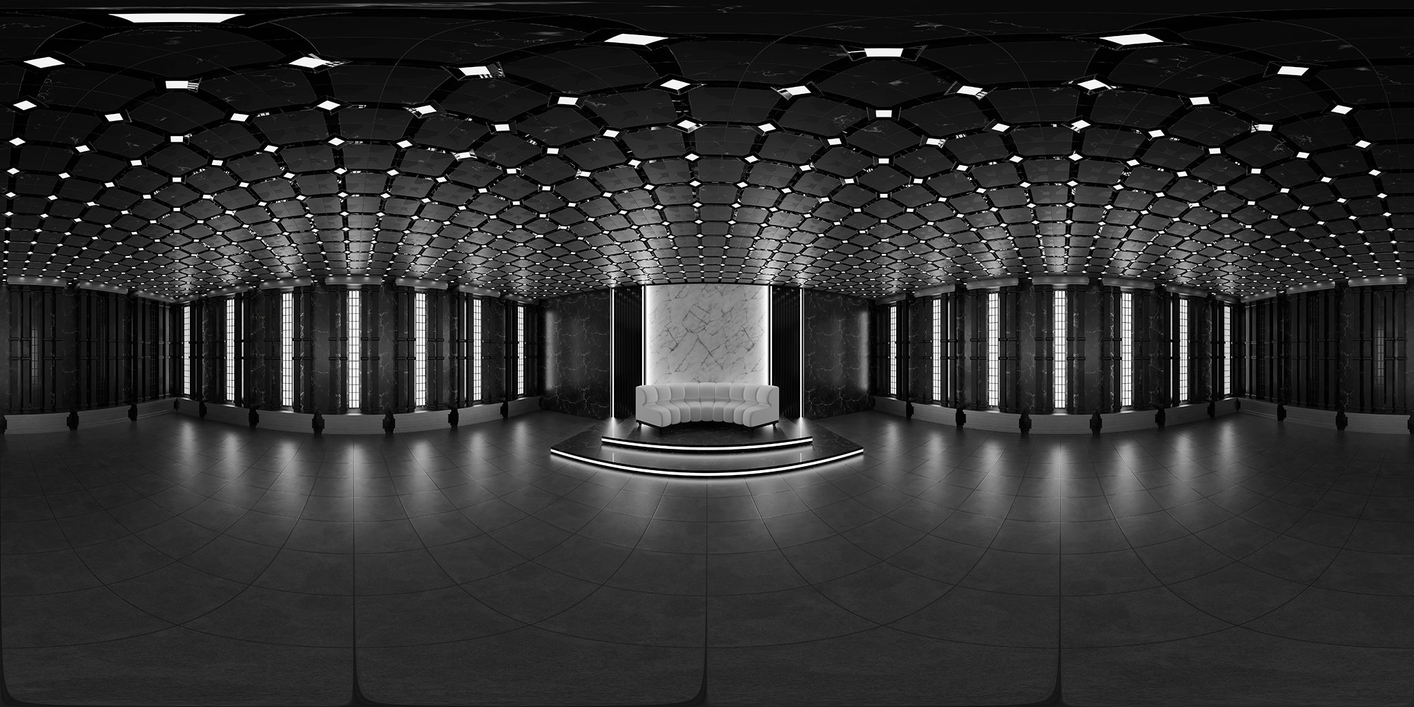 Studio HDRi - Black Marble Light | Studio HDRis | BlenderKit