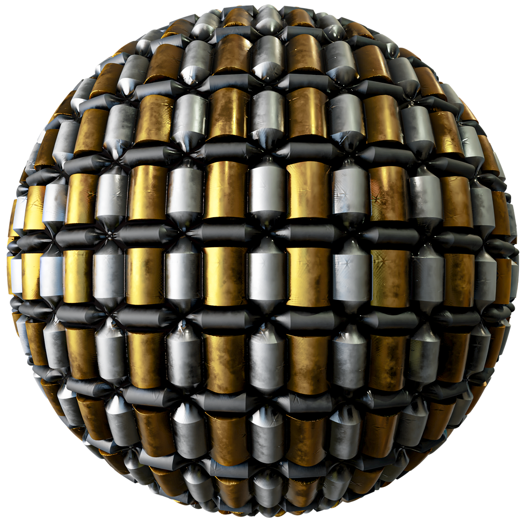 Procedural pattern metal | FREE tech materials | BlenderKit