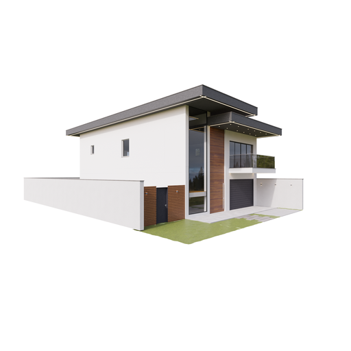 Modular contemporary house 01 | Private Buildings models | BlenderKit