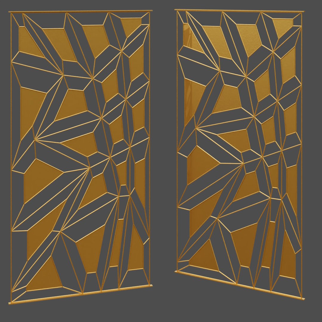 Partition random grid | FREE Architecture models | BlenderKit