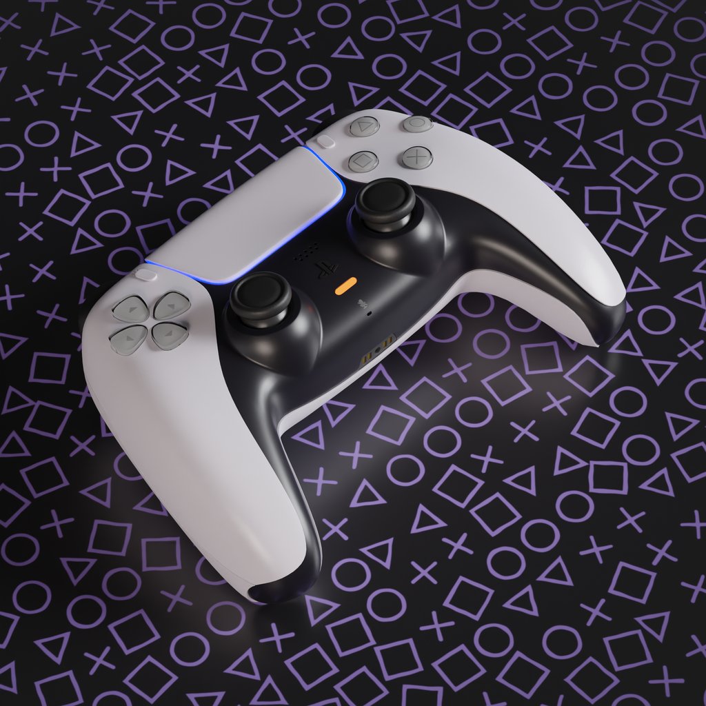 Dualsense controller PS5 | Game Consoles models | BlenderKit