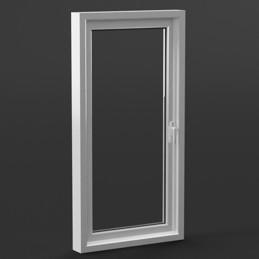 PVC Window – Fixed | FREE Windows models | BlenderKit