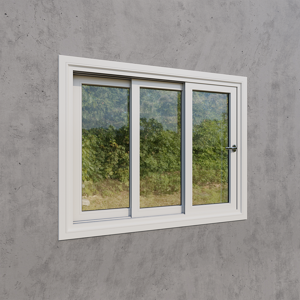 Window Sliding 1B 1.5X1.2 3T3S | Windows models | BlenderKit