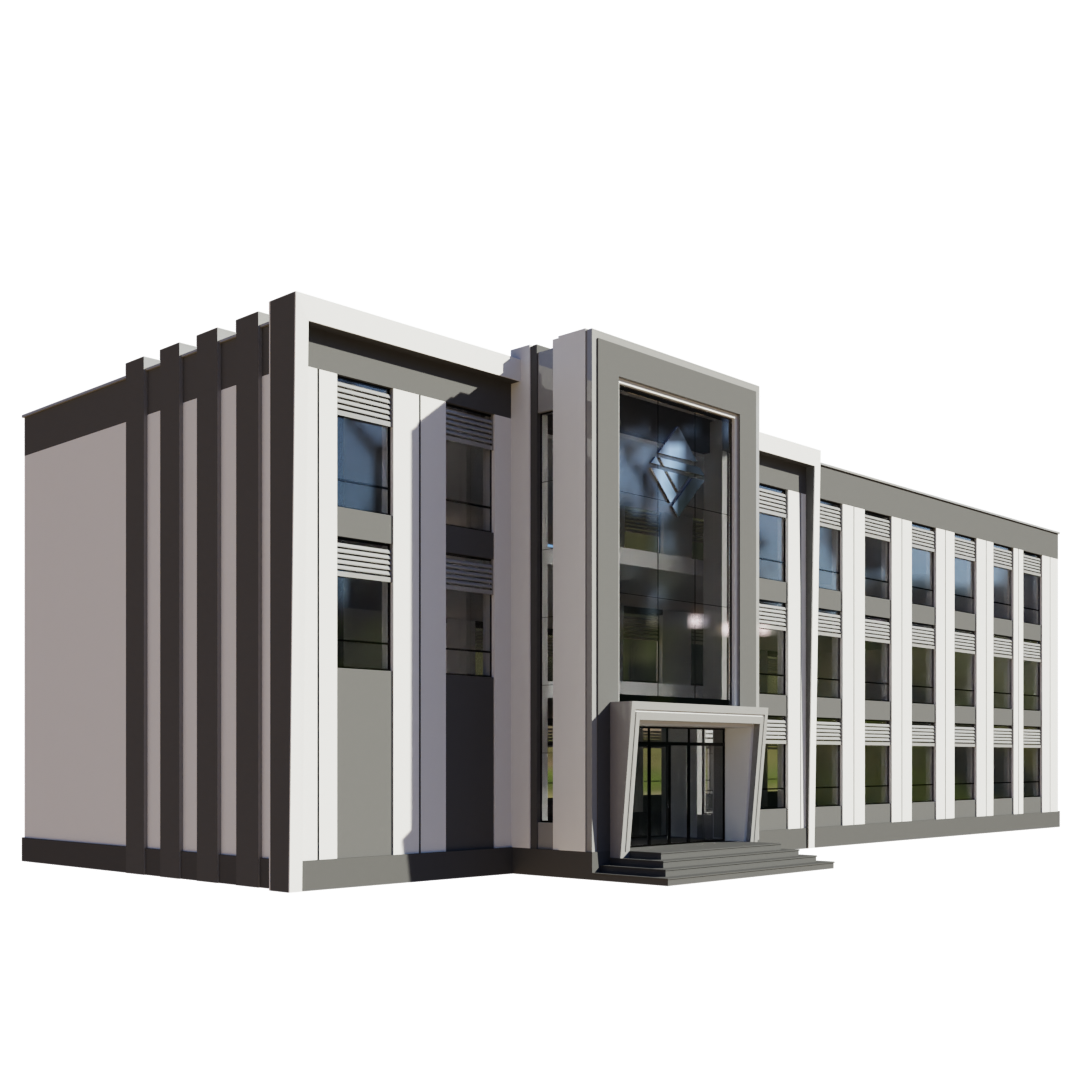 ModernBuilding03 | 3D Commercial models | BlenderKit