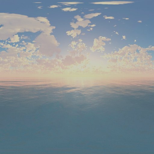 Ocean Sunrise HDRI Sky 360 Environment | Water Environments HDRis ...