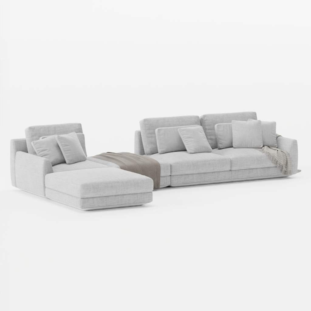 Minimalistic Couch | Sofas models | BlenderKit