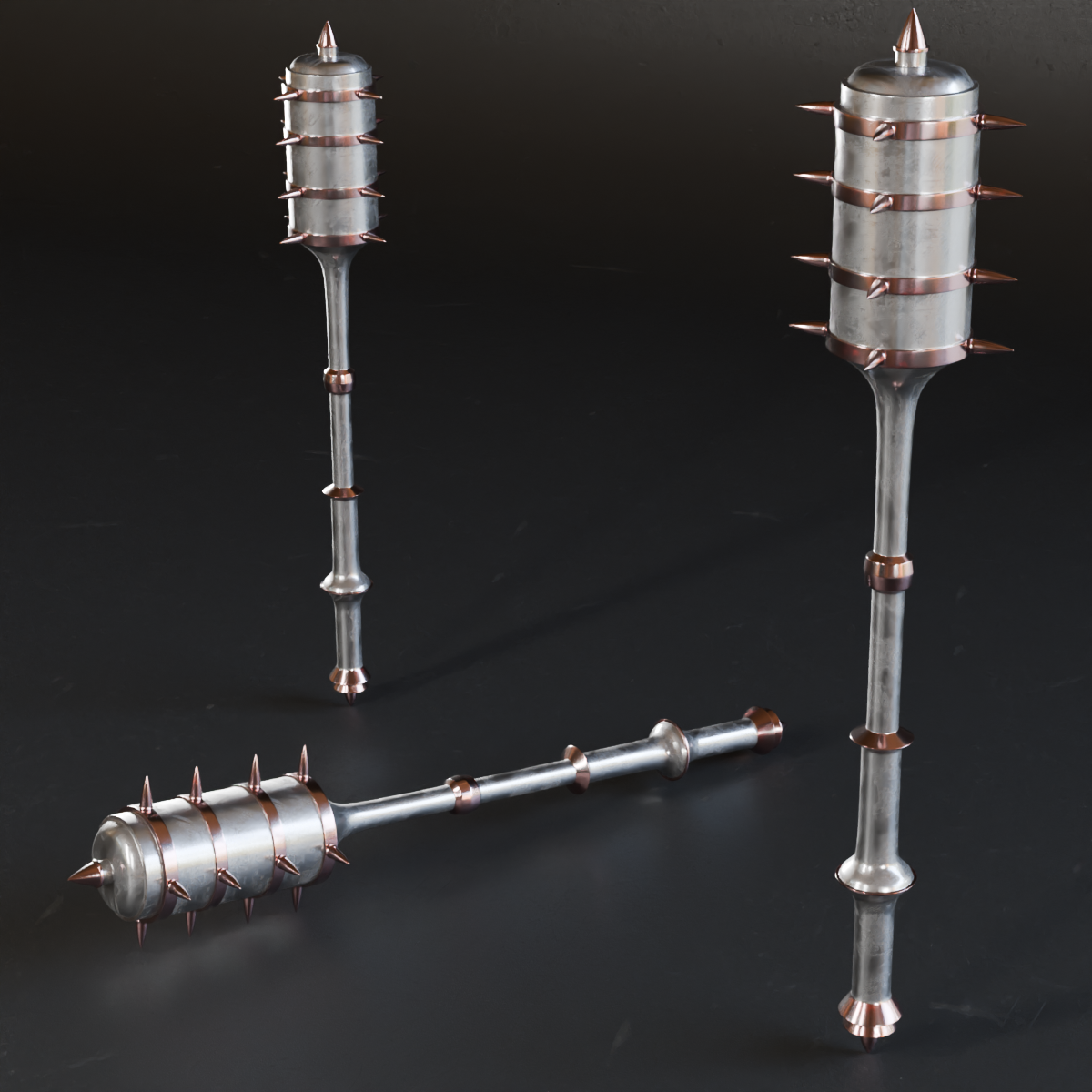 MK BaseMesh mace-31 | Historical Weapons models | BlenderKit