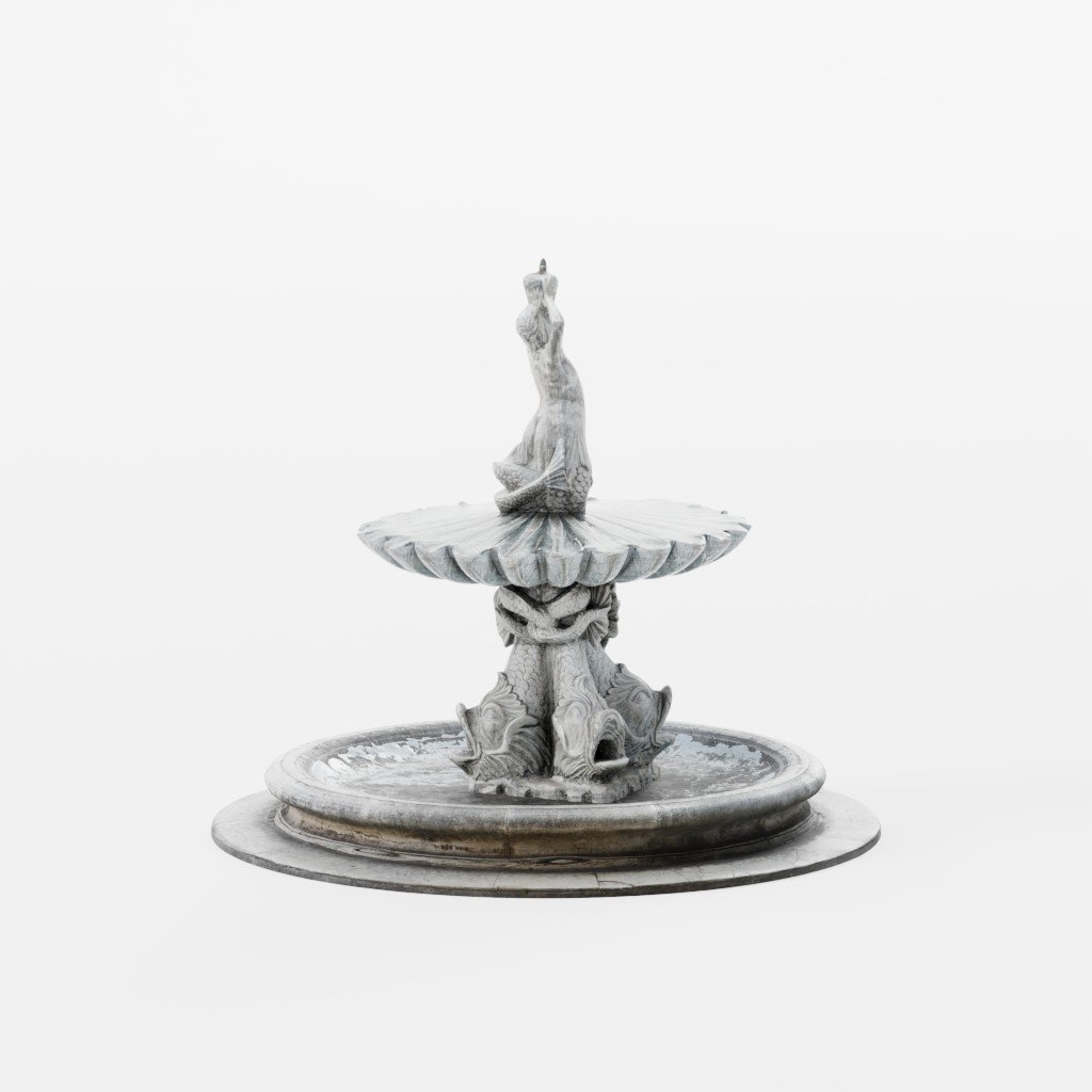 Italian Fountain Scan | Fountains models | BlenderKit