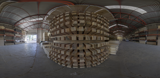 Wood - Warehouse | FREE Industrial HDRis | BlenderKit