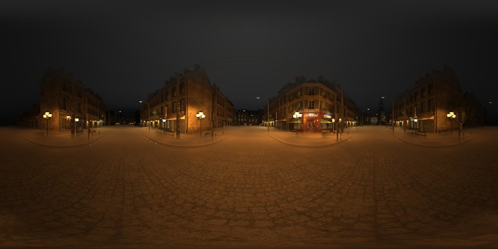 Foggy European Street at Night | FREE Nighttime Environments HDRis ...