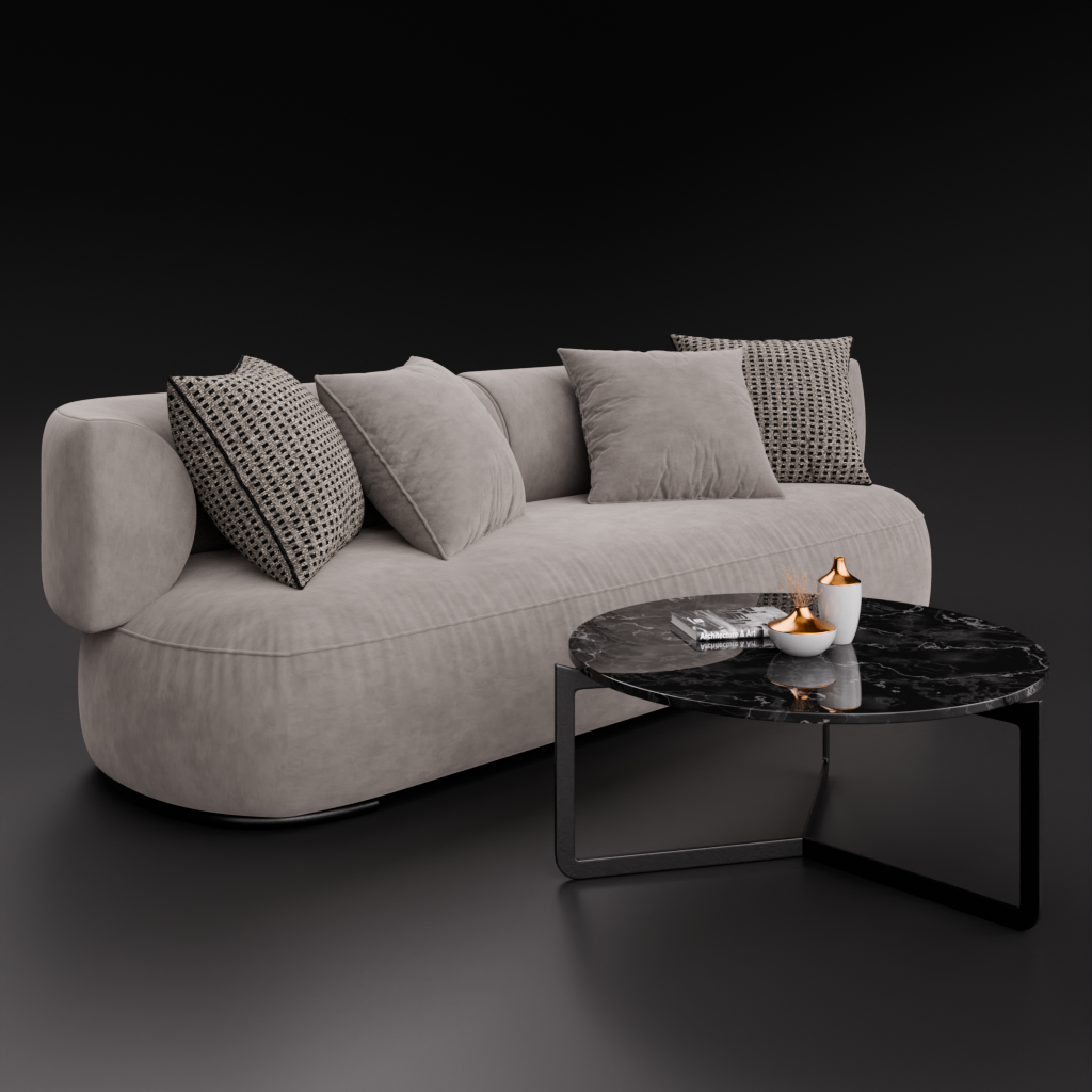 Sofa K - Waiting | Sofas models | BlenderKit