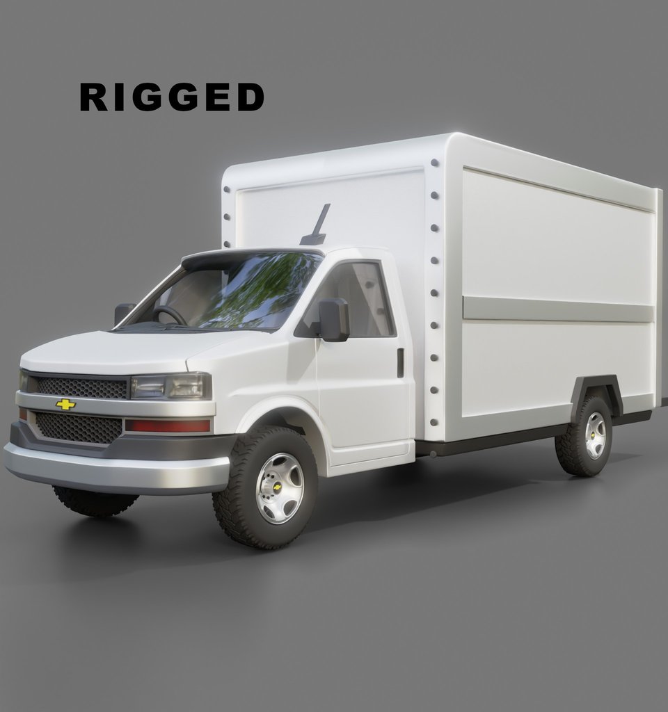 Chevrolet Express Cutaway 4500 | Trucks models | BlenderKit