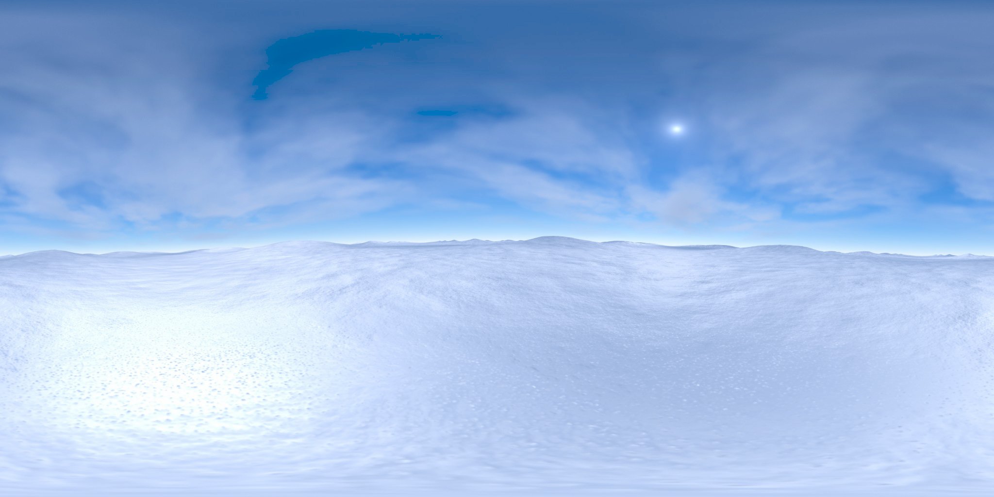 Snow landscape | FREE Landscapes HDRis | BlenderKit