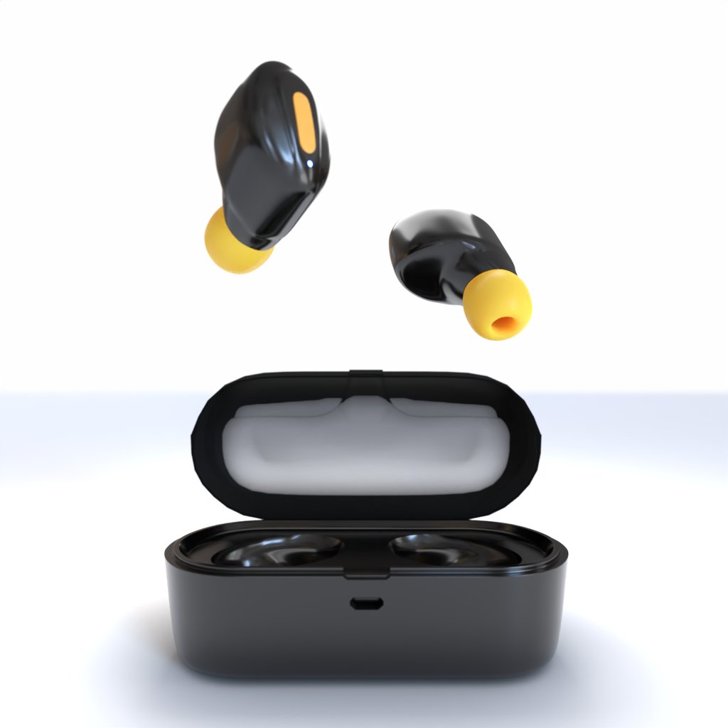 TWS Earbuds | FREE Music Accessories models | BlenderKit