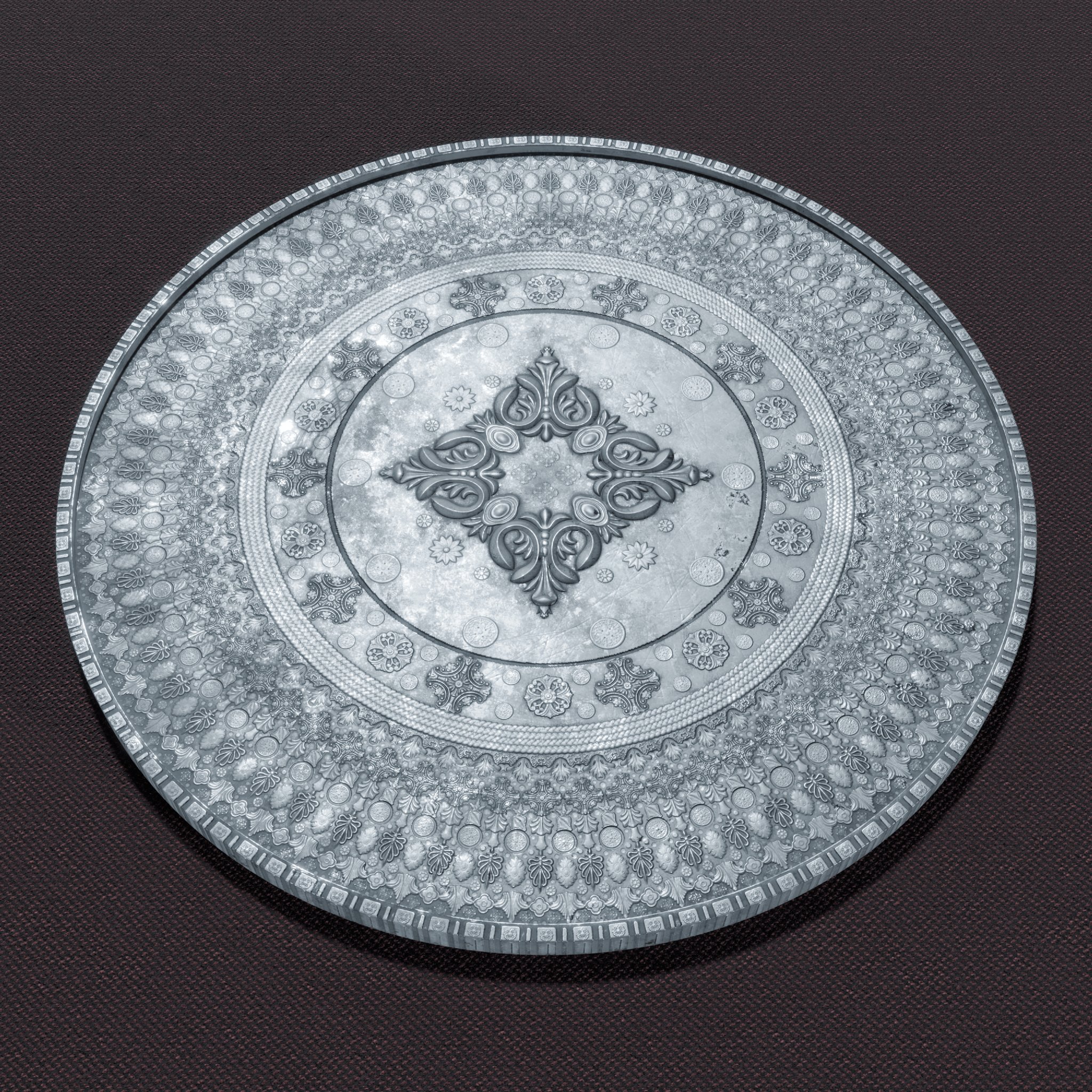 Silver Coin Ornamental | FREE Money models | BlenderKit