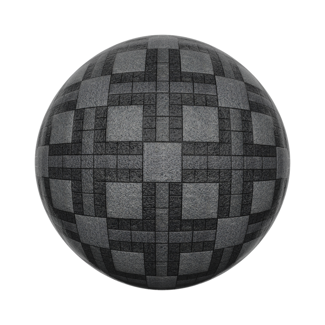 Stone slab with pattern | FREE 3D tiles materials | BlenderKit