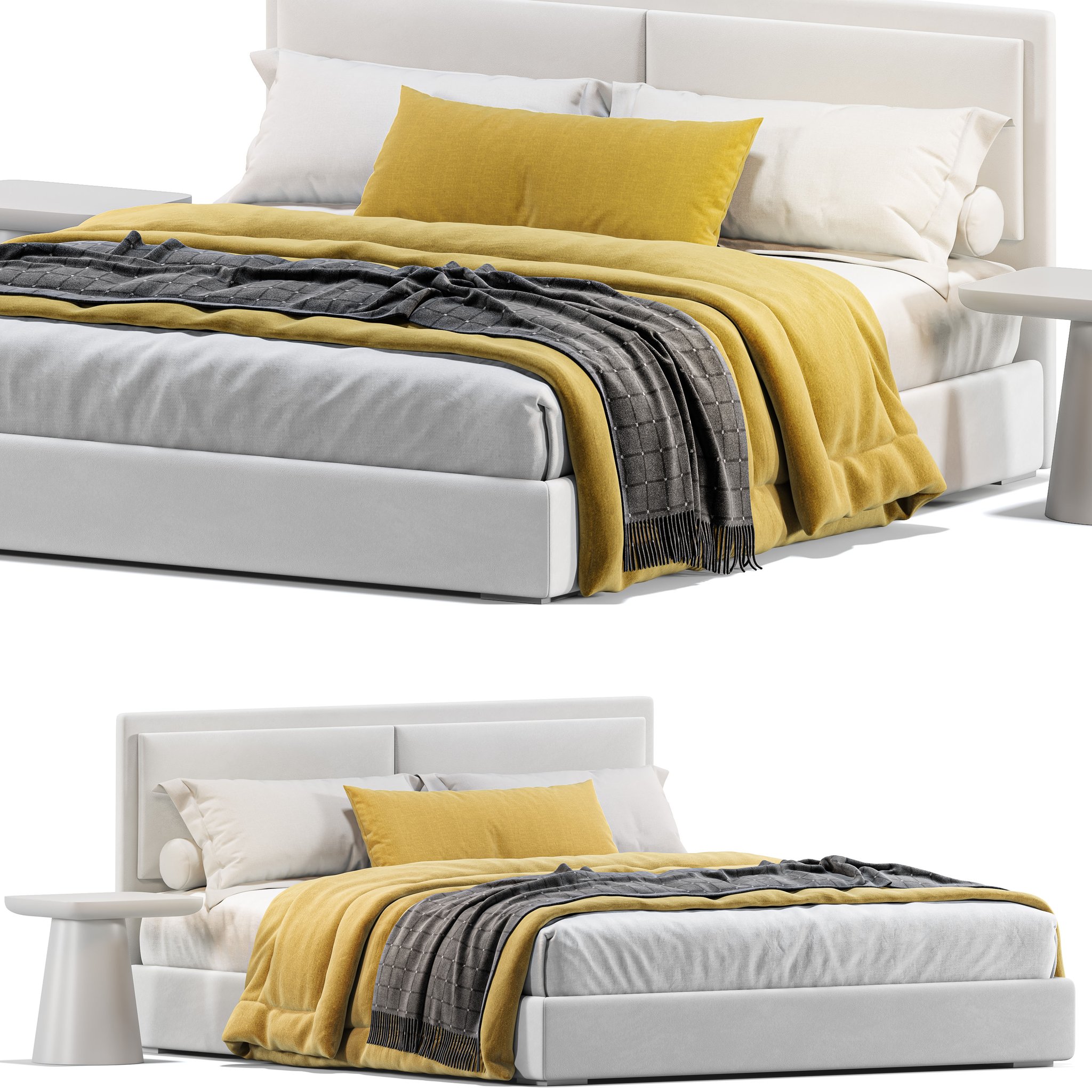 Bed K2 by delavega | Beds models | BlenderKit