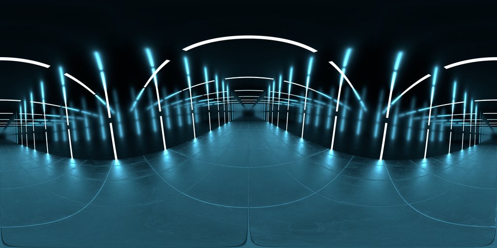 Studio 01 - Blue Lights | FREE Studio HDRis | BlenderKit