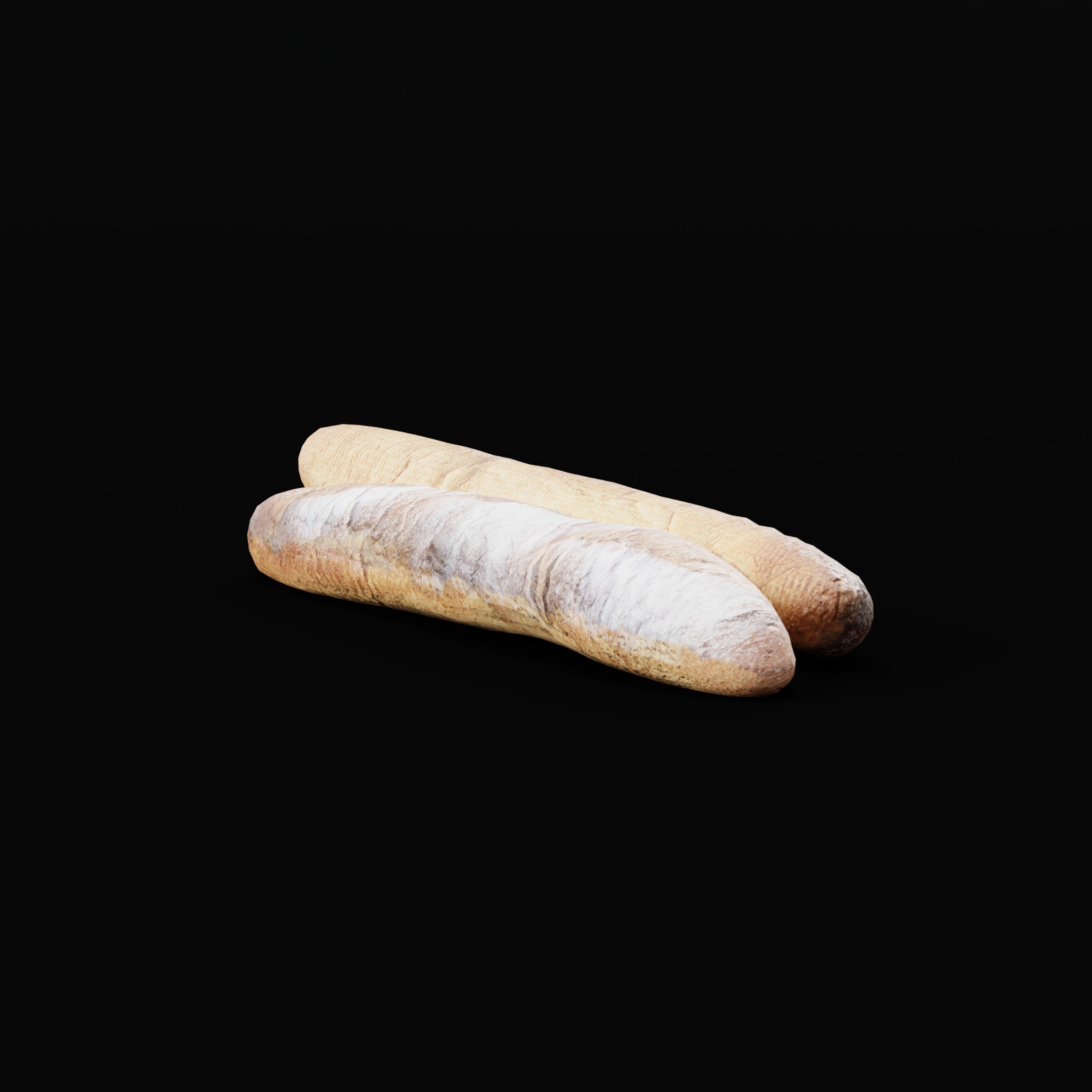 Nords French Baguette Bread | Food models | BlenderKit