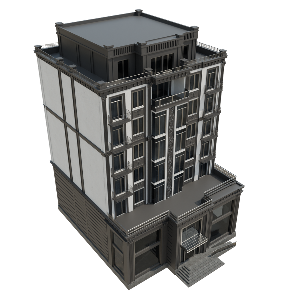 BlenderKit: Download the FREE Residental Building model