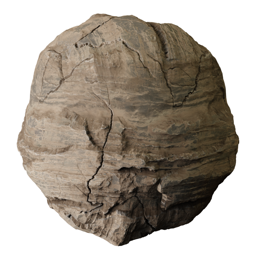 Rugged Rock Strata Surface | FREE rock materials | BlenderKit