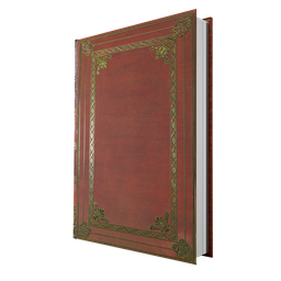 Gold cover book | Books models | BlenderKit