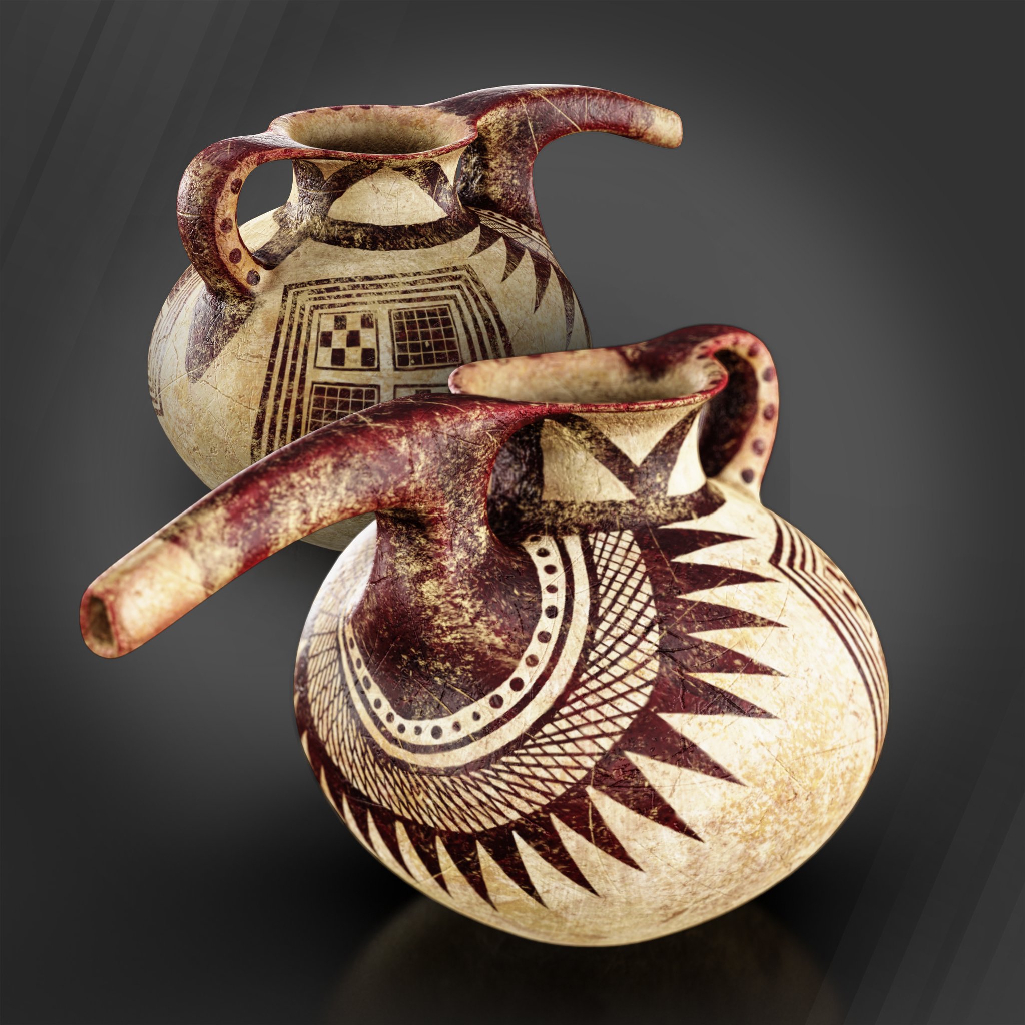 Historical water pitcher | Vases models | BlenderKit