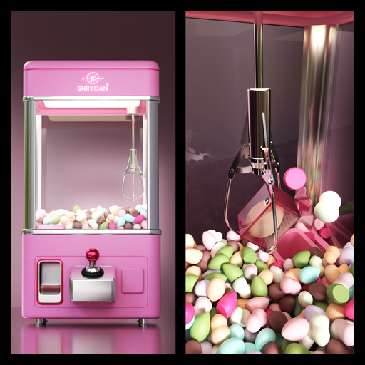 Beauty blenders vending machine | Mockup scenes | BlenderKit