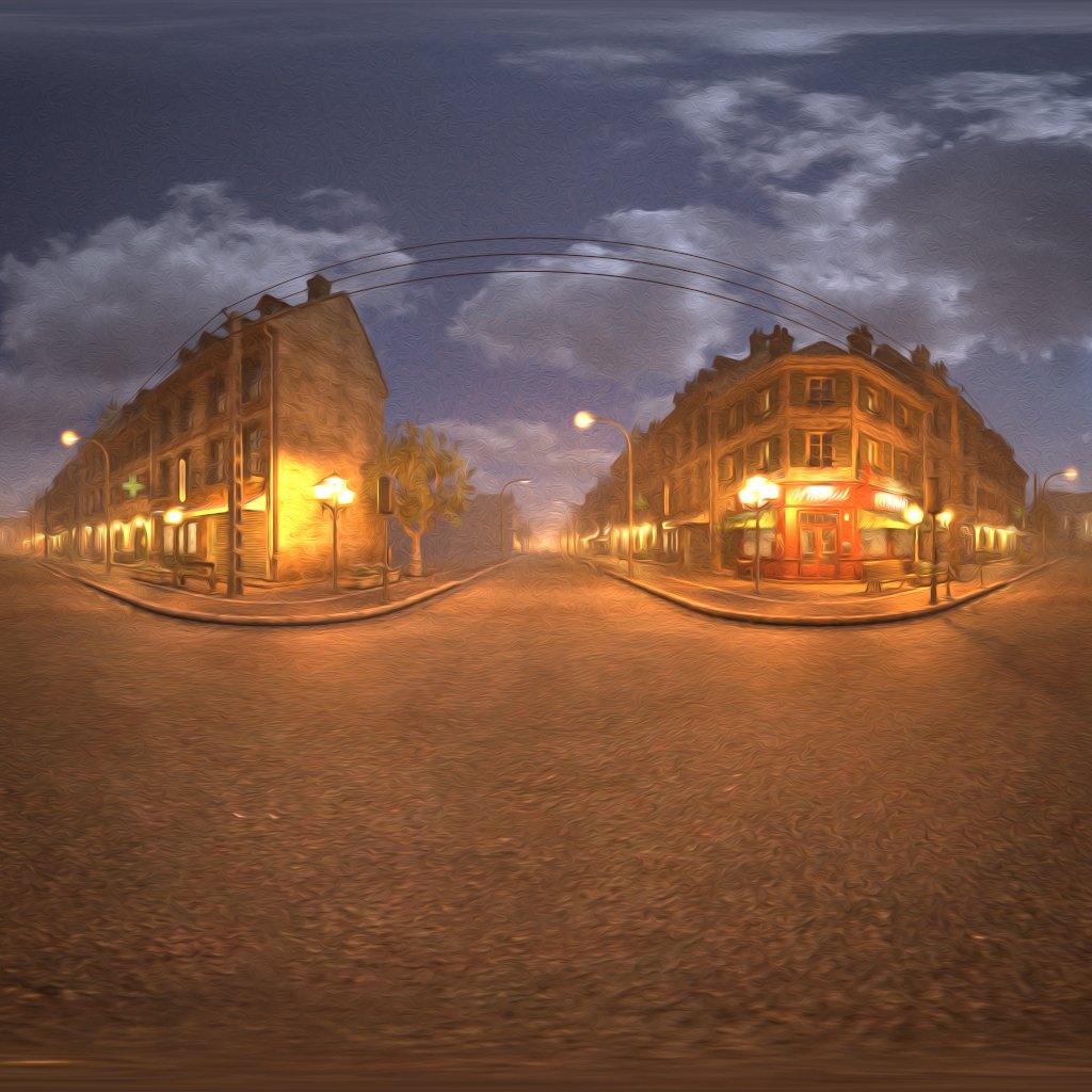Downtown Urban City at Night | Cityscapes HDRis | BlenderKit