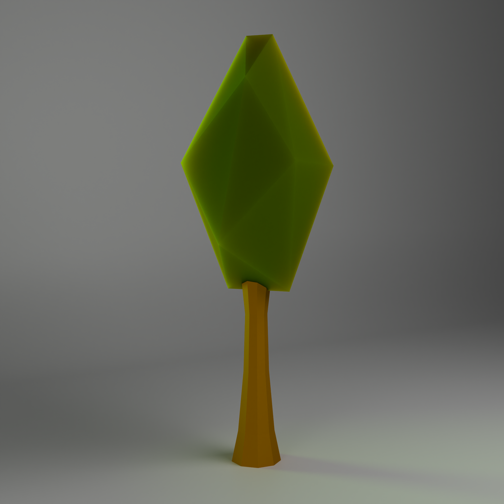 Low Poly Stylized Tree | Trees models | BlenderKit