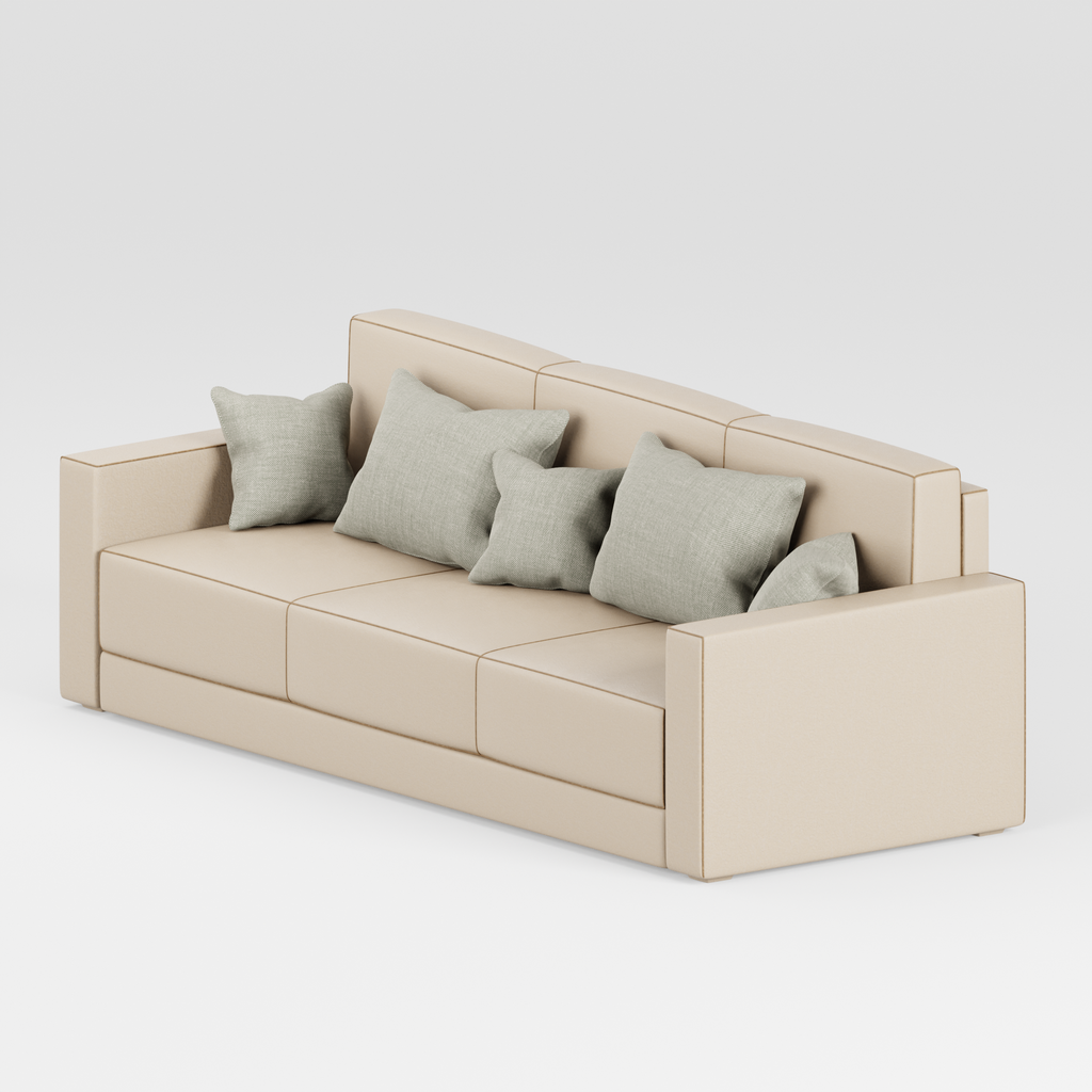 Classic Sofa Beige | FREE Sofas models | BlenderKit