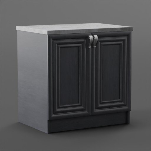 Cupboard var 3.5 | FREE Kitchen Storage Spaces models | BlenderKit