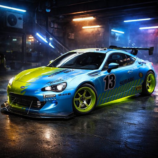 Subaru BRZ Livery1 – Fully Rigged | Race Cars models | BlenderKit