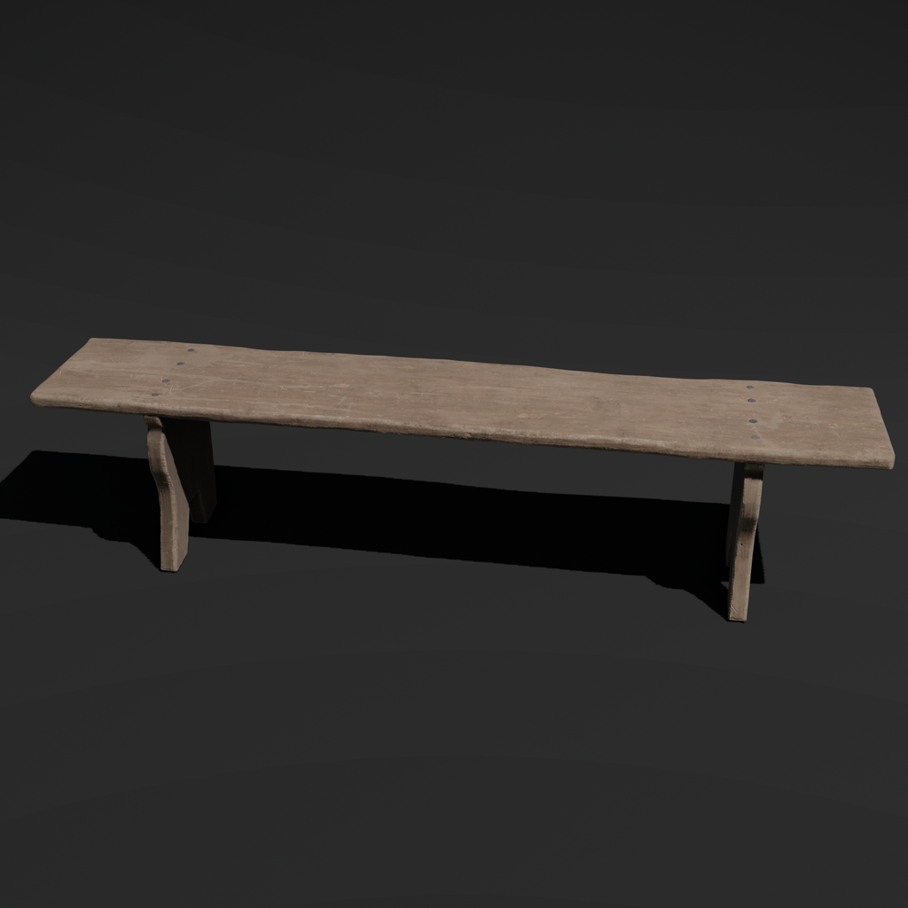Wooden Bench | FREE Benches models | BlenderKit