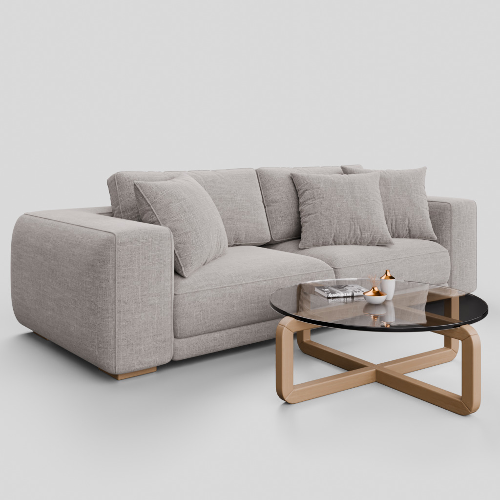 Sofa Montecito Ecru | Sofas models | BlenderKit