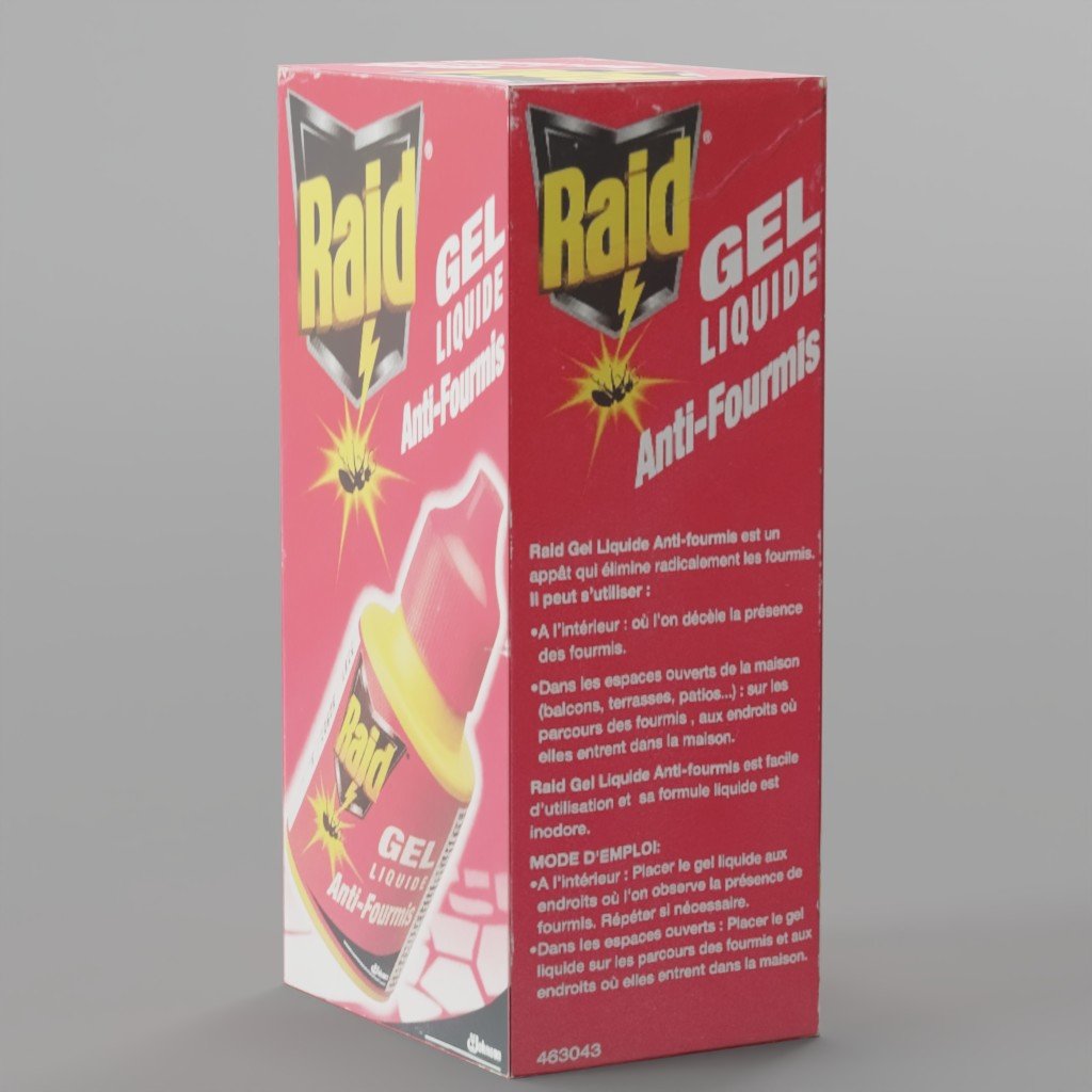 Raid Gel Liquid Box | Miscellaneous models | BlenderKit