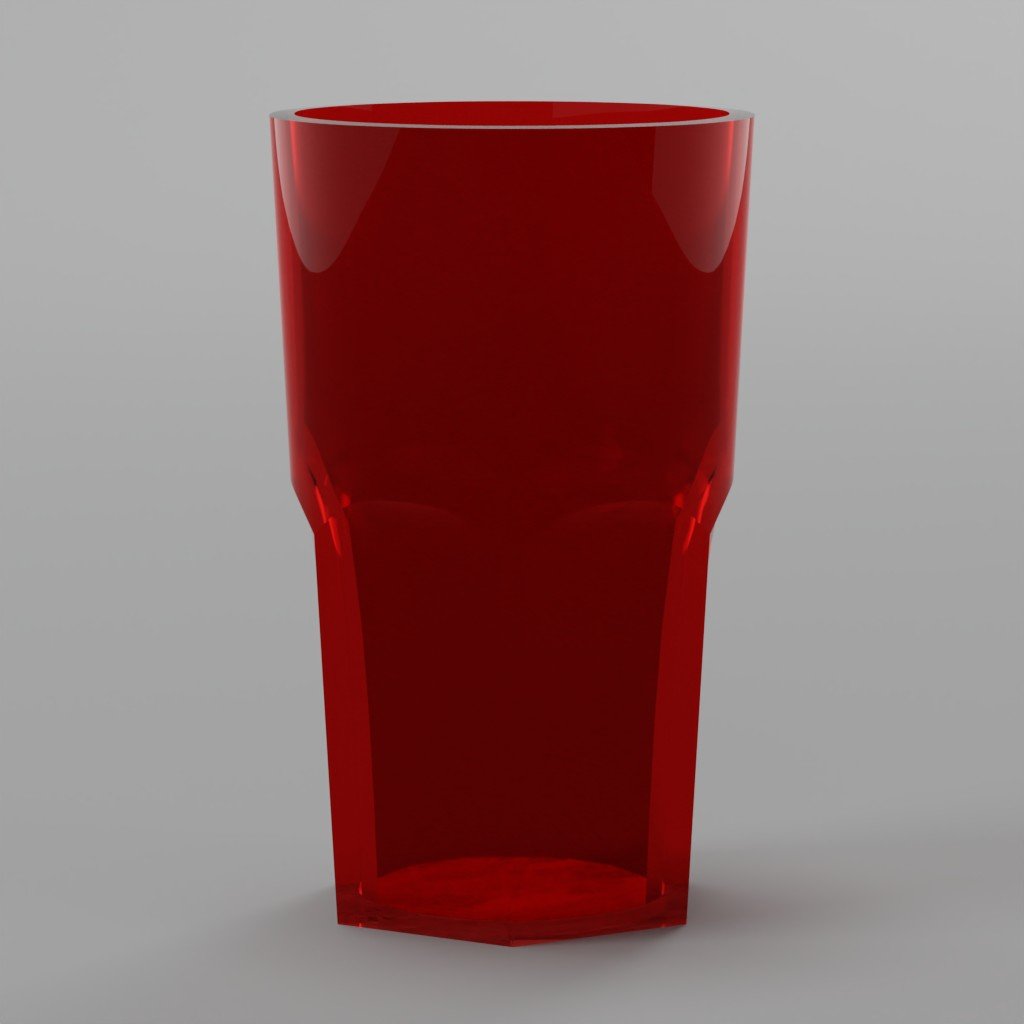 Acrylic drinking cup | Beverages models | BlenderKit