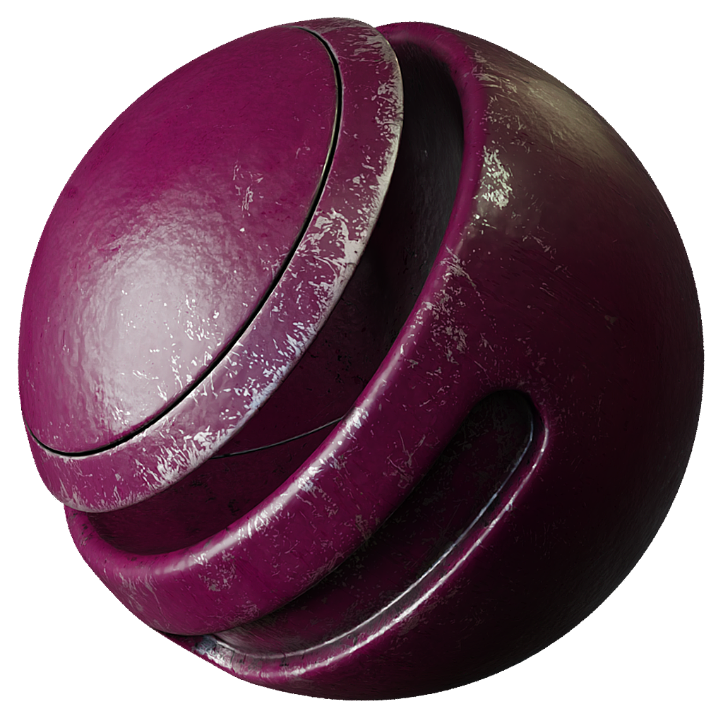 Edge Wear Dull Purple | FREE metal materials | BlenderKit