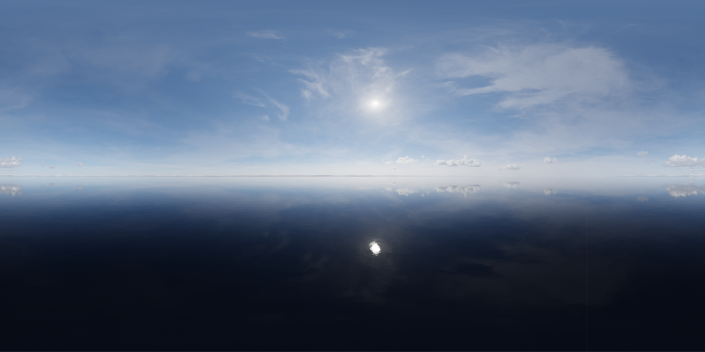 Sunny Cloudy Day Realistic Sky | Nature HDRis | BlenderKit