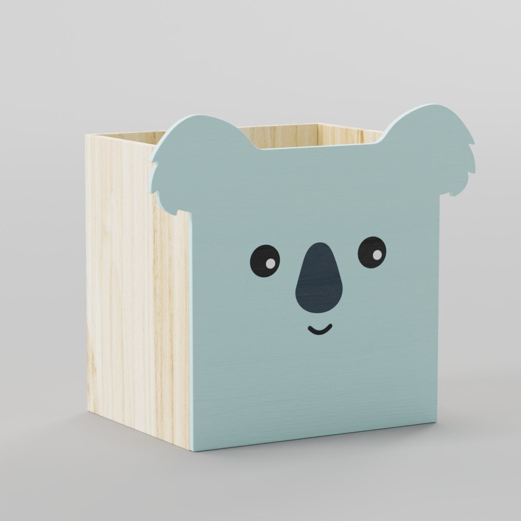Koala Storage Box | Decoration Sets models | BlenderKit