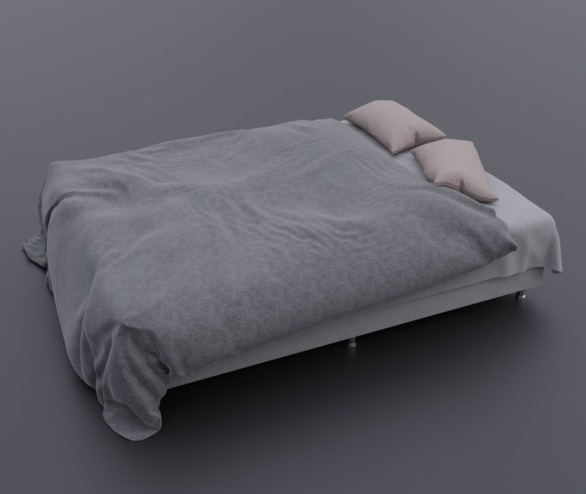 Double Bed | FREE Architecture models | BlenderKit