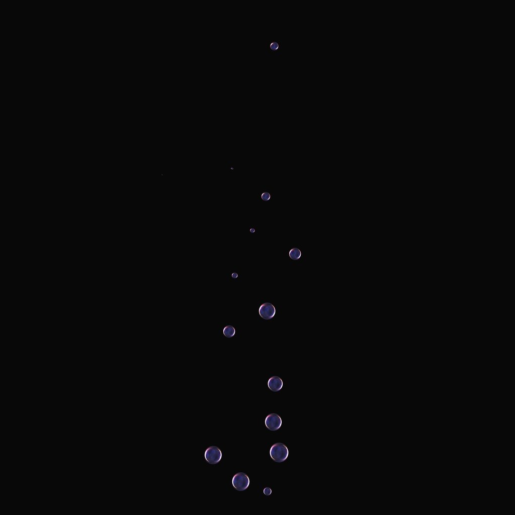 Bubbles looping rising animation | Motion Design models | BlenderKit