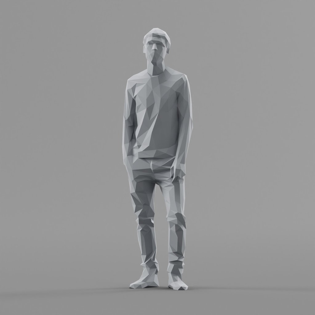 Realistic sculpted human hand | Characters models | BlenderKit