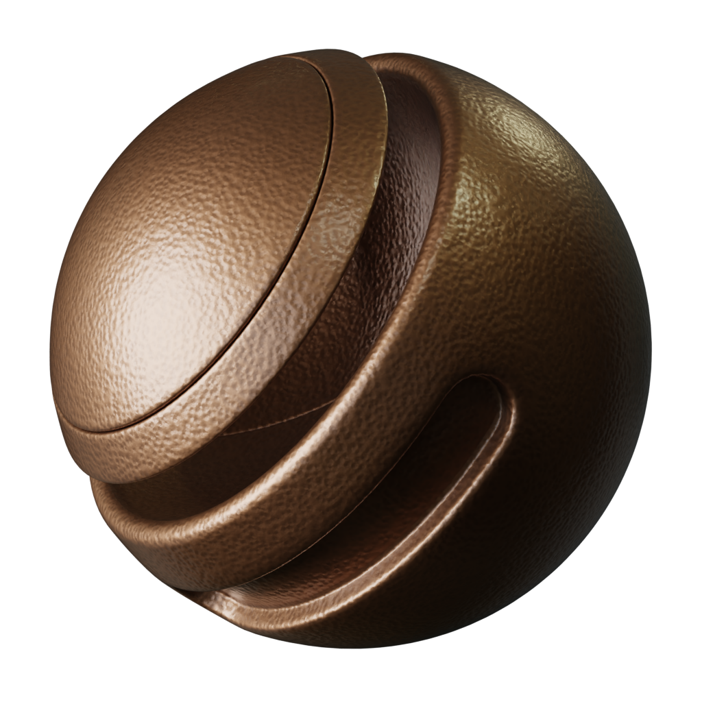 Procedural Hammered Copper Material | FREE metal materials | BlenderKit