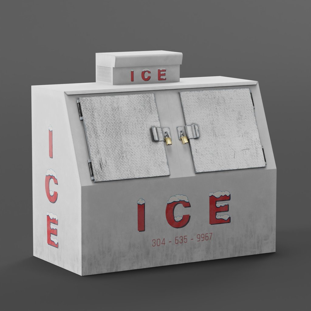 Ice Freezer | Interior Design models | BlenderKit